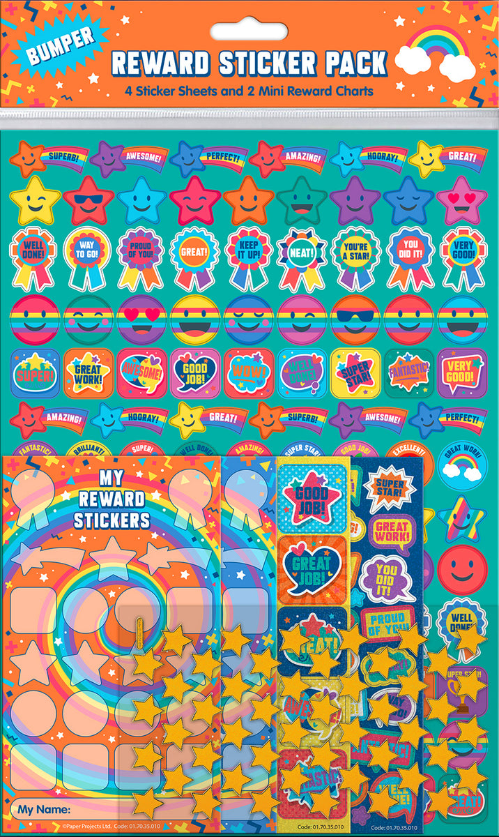 Bumper Reward Sticker Pack | Anilas UK