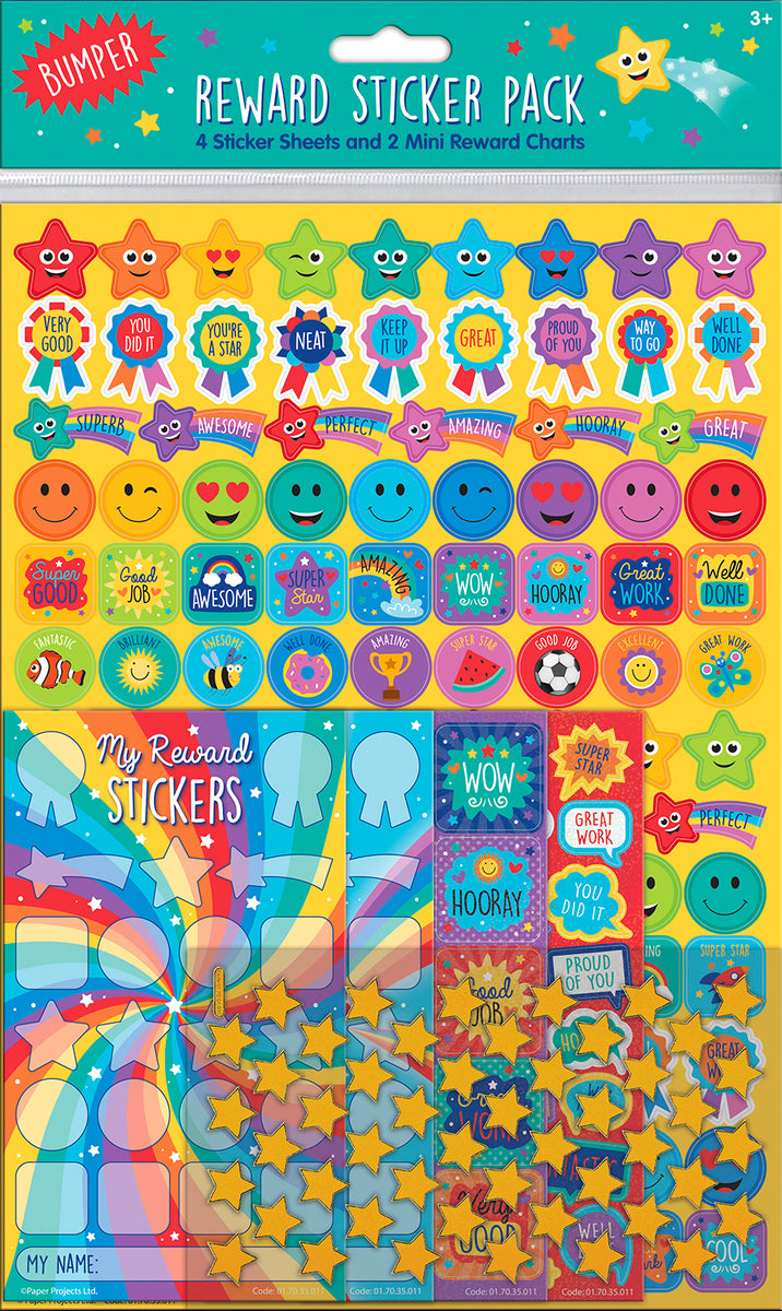 Bumper Reward Sticker Pack 2 | Anilas UK