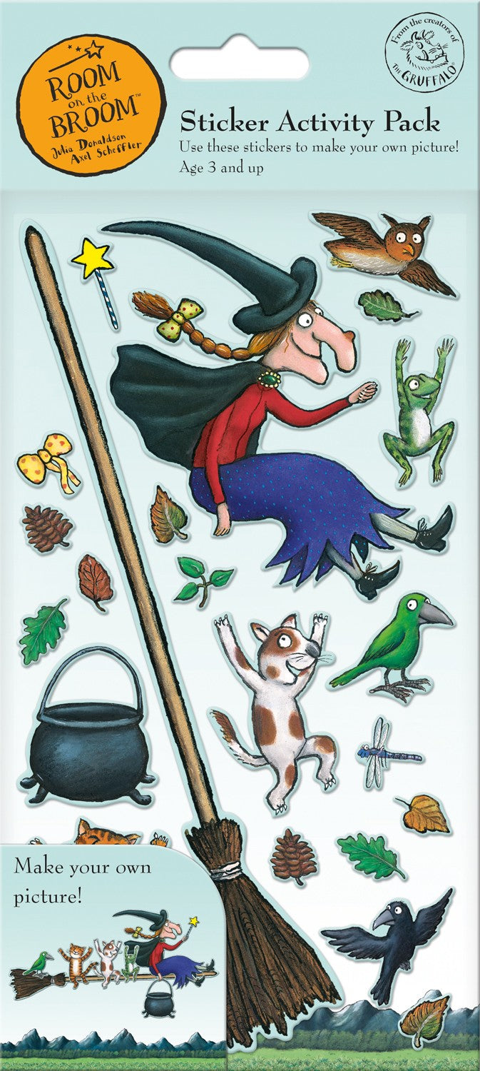 Room on the Broom Reusable Sticker Activity Pack – Anilas UK