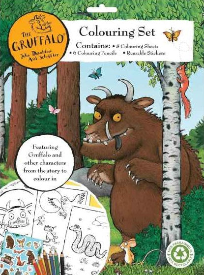 The Gruffalo Colouring Set | Anilas UK