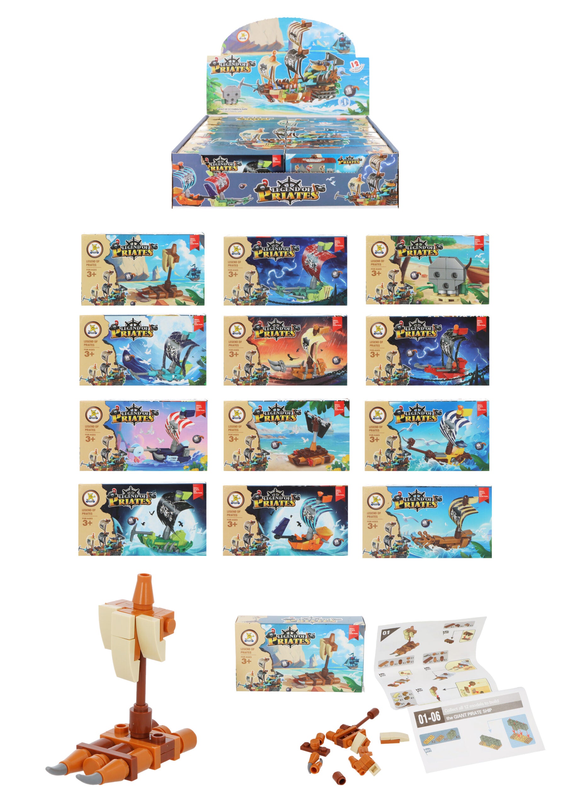 Legend of Pirates Building Block Brick Kit – Anilas UK