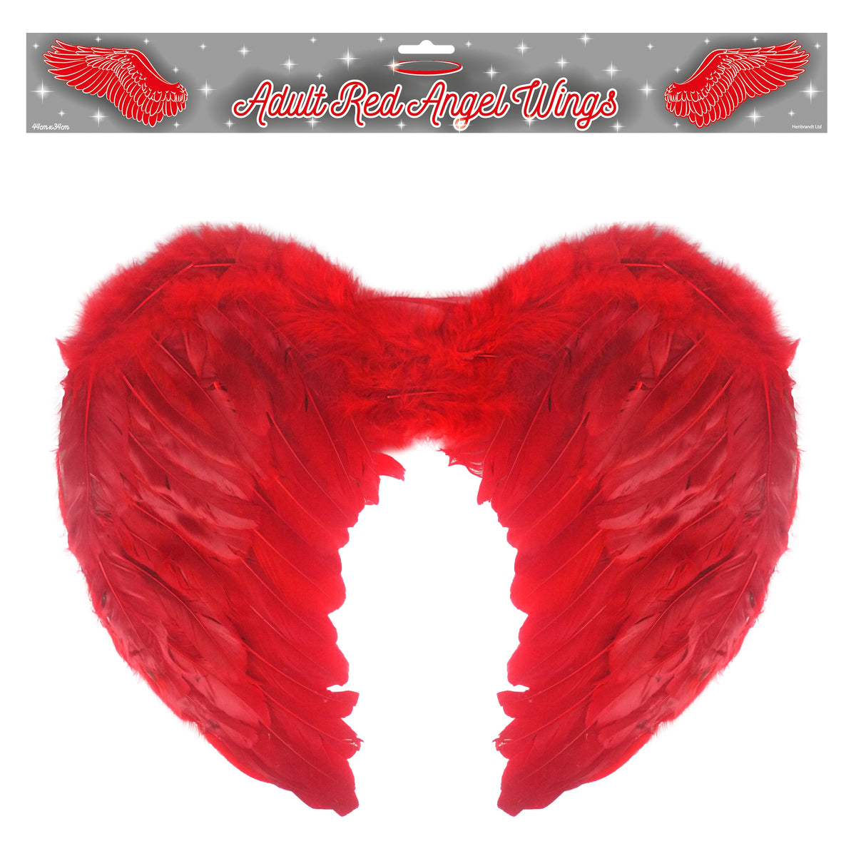 Red Adult Angel Feather Wings Anilas Uk