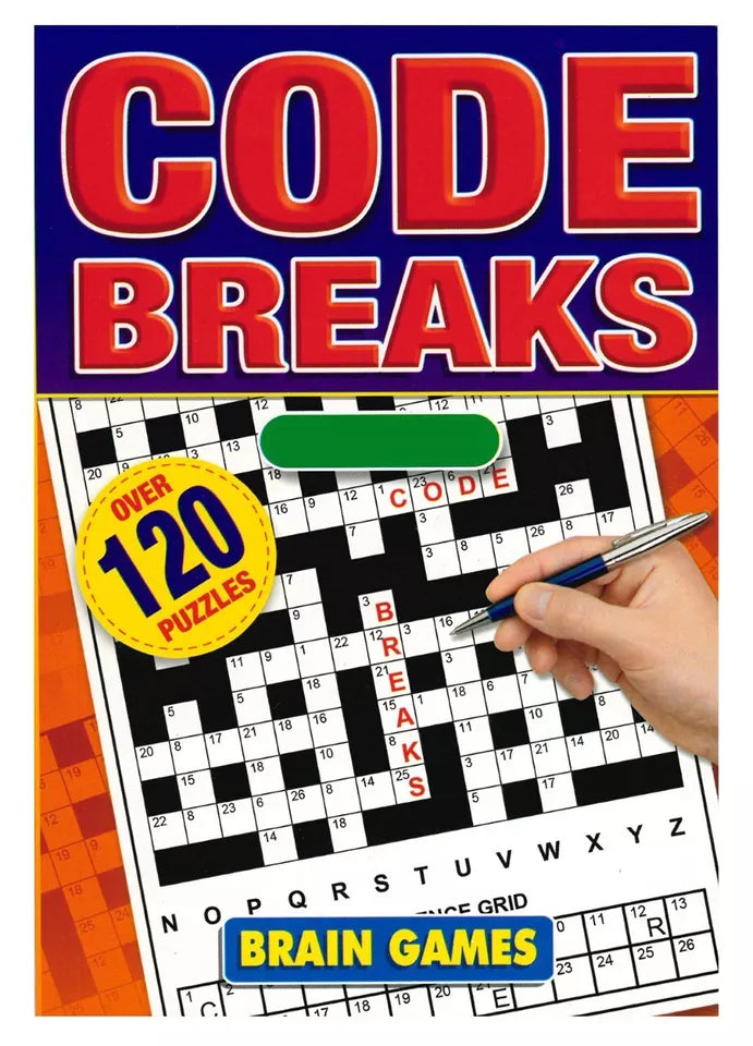 Code Breaks A5 Puzzle Book | Anilas UK