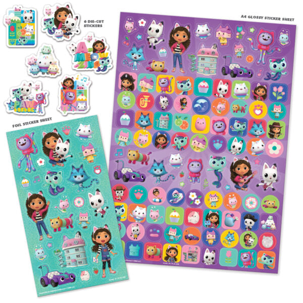 Gabby's Dollhouse Mega Sticker Pack | Anilas UK