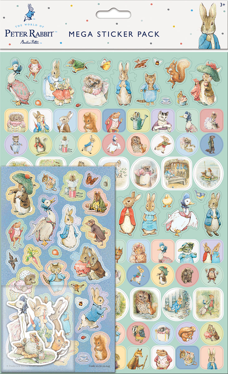 Peter Rabbit Mega Sticker Pack | Anilas UK