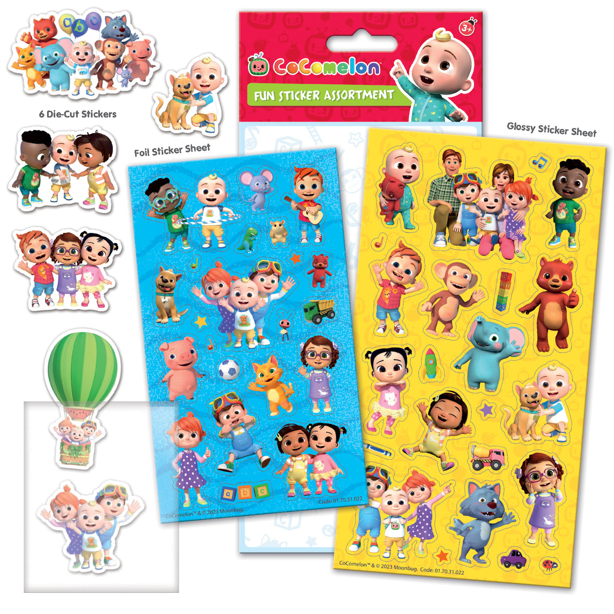 Cocomelon Sticker Assortment | Anilas UK