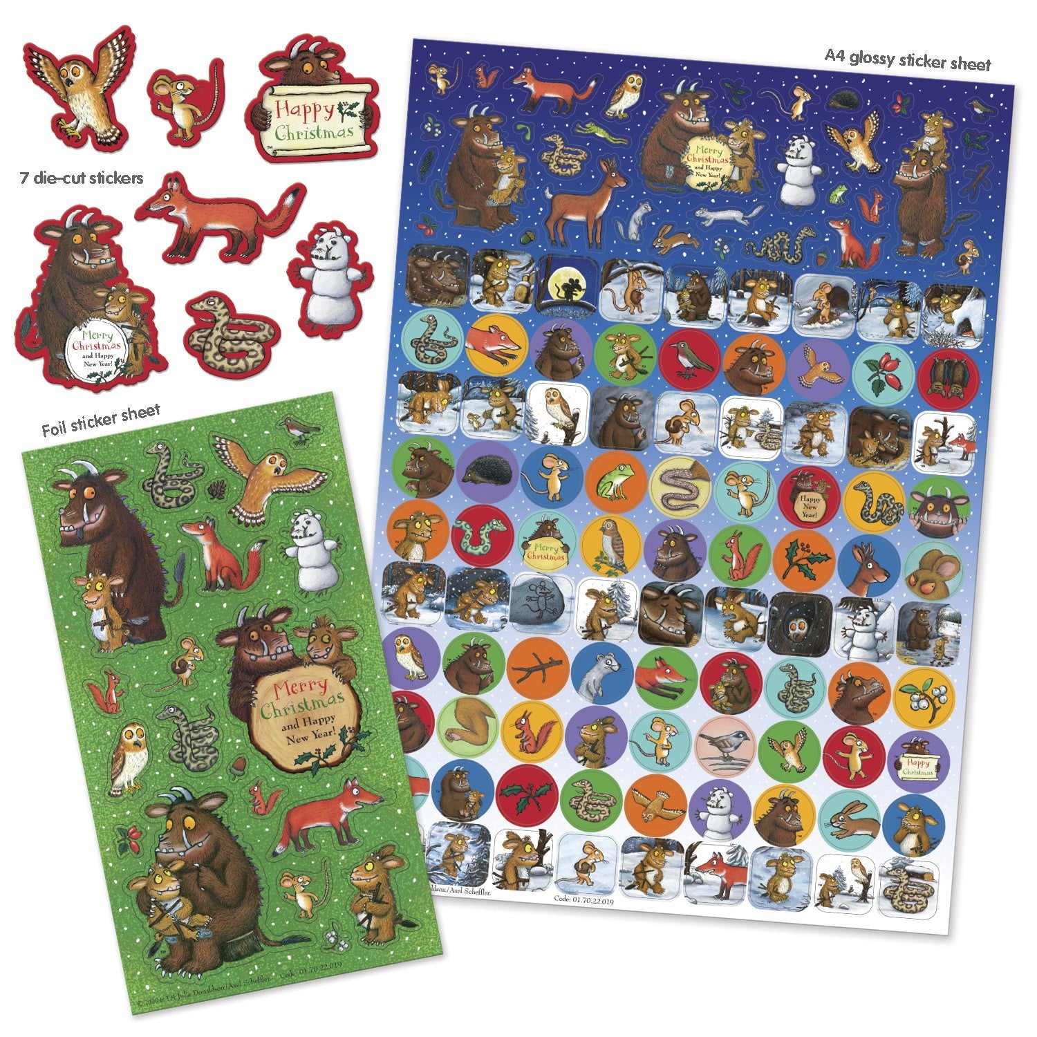 The Gruffalo's Child Christmas Mega Sticker Pack – Anilas UK