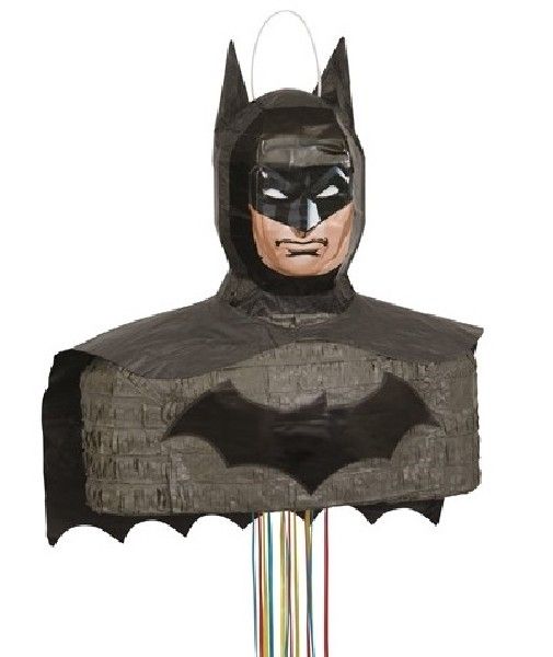 Batman 3D Pull String Birthday Party Pinata – Anilas UK