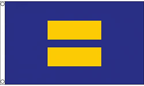 Equality Blue/Yellow Premium Quality Flag (5ft x 3ft) | Anilas UK