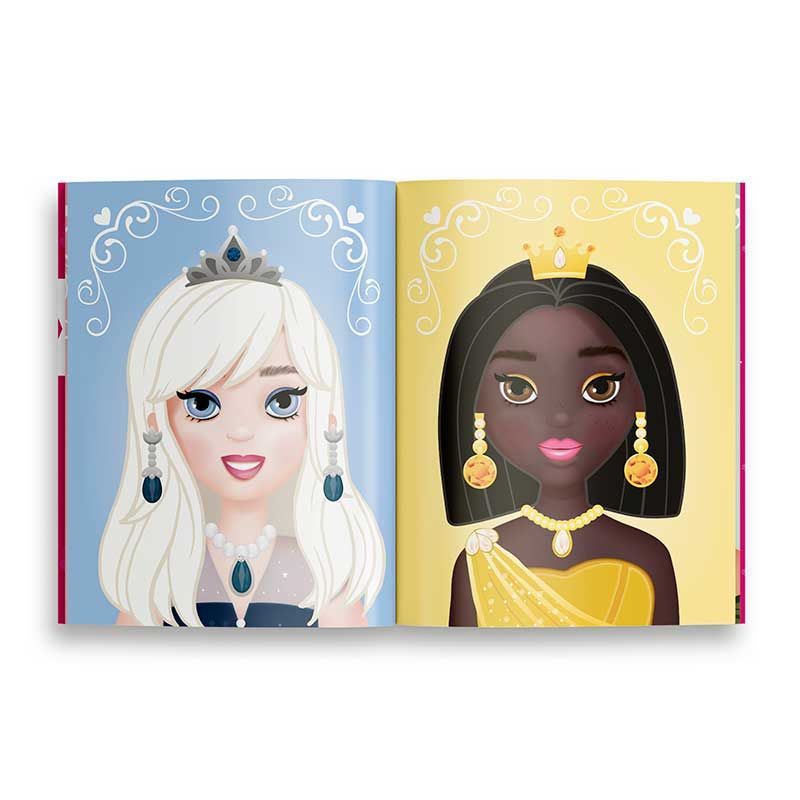 Princess Make a Face Sticker Book | Anilas UK