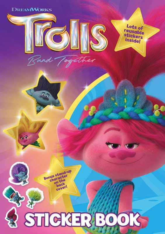 Trolls 3 Sticker Book | Anilas UK