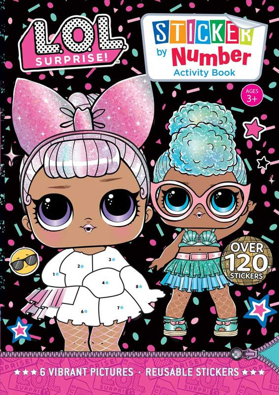 L.O.L Surprise Sticker by Number Activity Book – Anilas UK