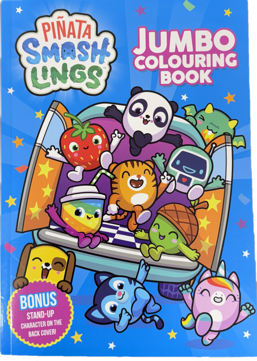 Piñata Smashlings Jumbo Colouring Book | Anilas UK