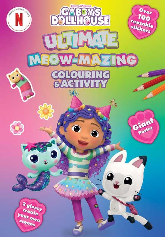 Gabby's Dollhouse Ultimate Colouring & Activity Book | Anilas UK