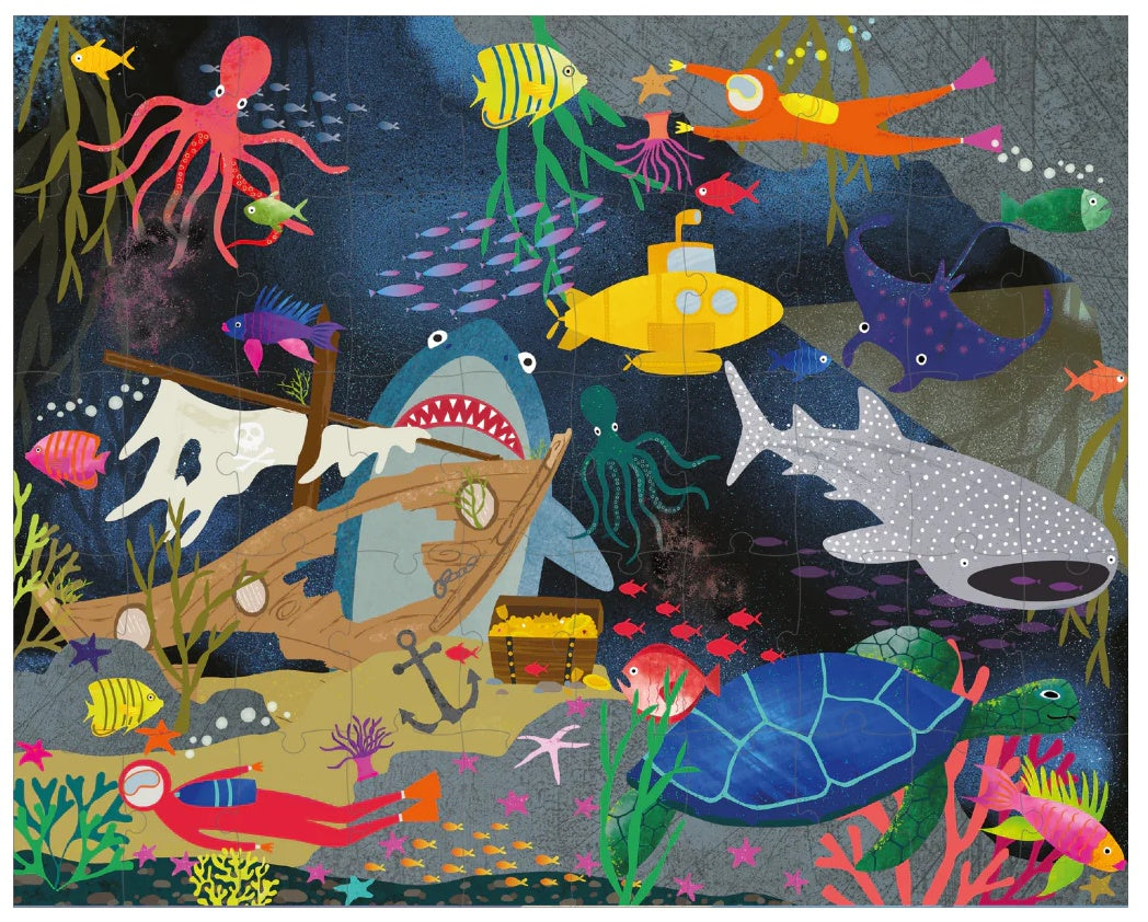 Floss & Rock 50 Piece Deep Sea Magic Moving Puzzle | Anilas UK