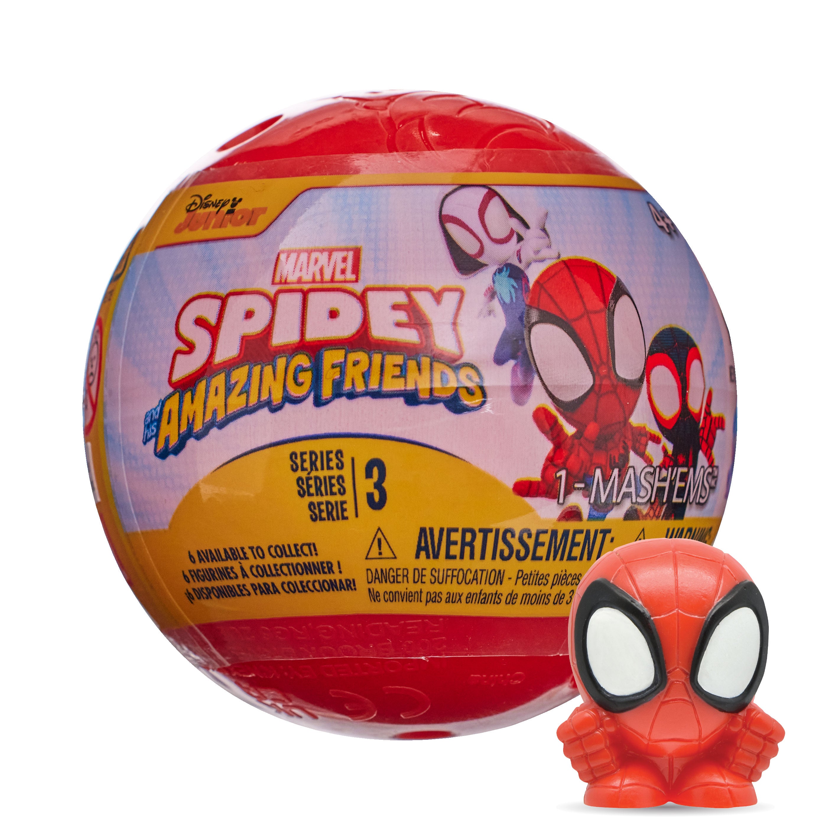 Spidey and his Amazing Friends Mash'Ems - Collectible Squishy Toy ...