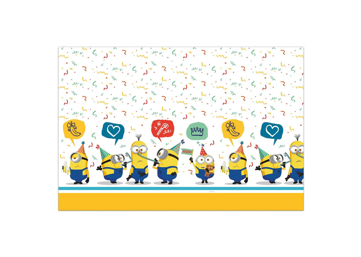 Minions The Rise Of Gru Plastic Table Cover | Anilas UK