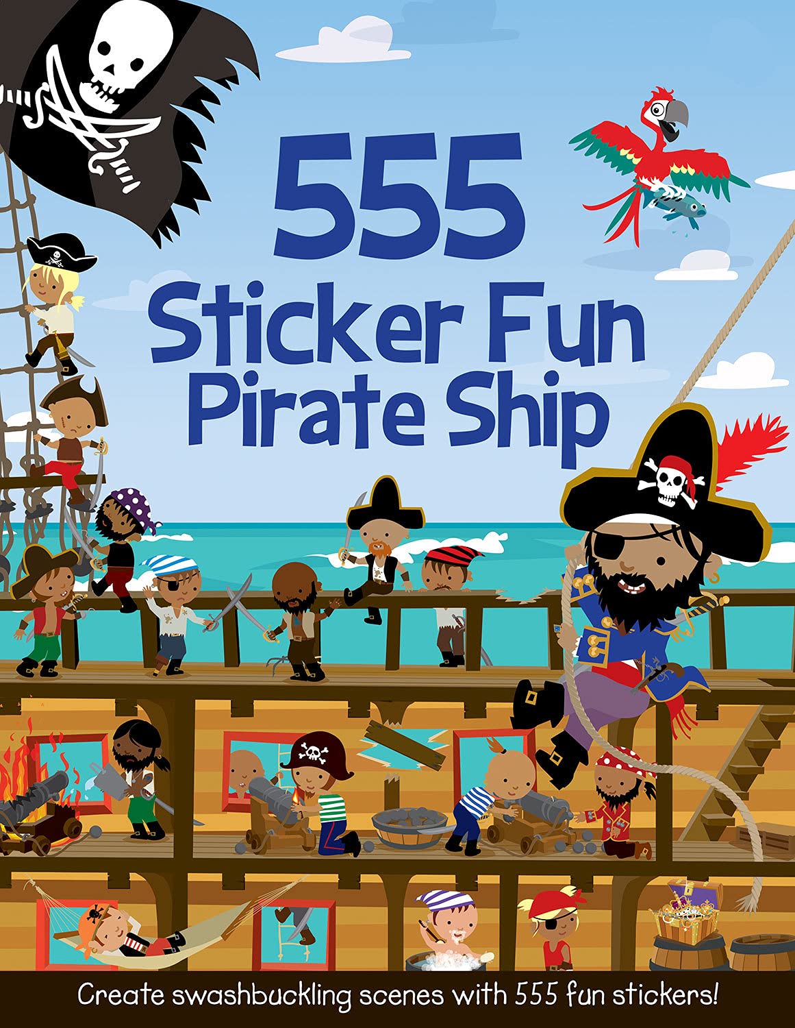 555 Sticker Fun - Pirate Ship Activity Book – Anilas UK