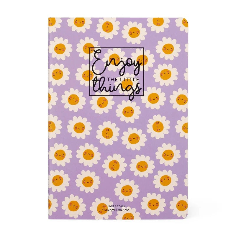 Legami Lined A5 Notebook - Enjoy the Little Things – Anilas UK