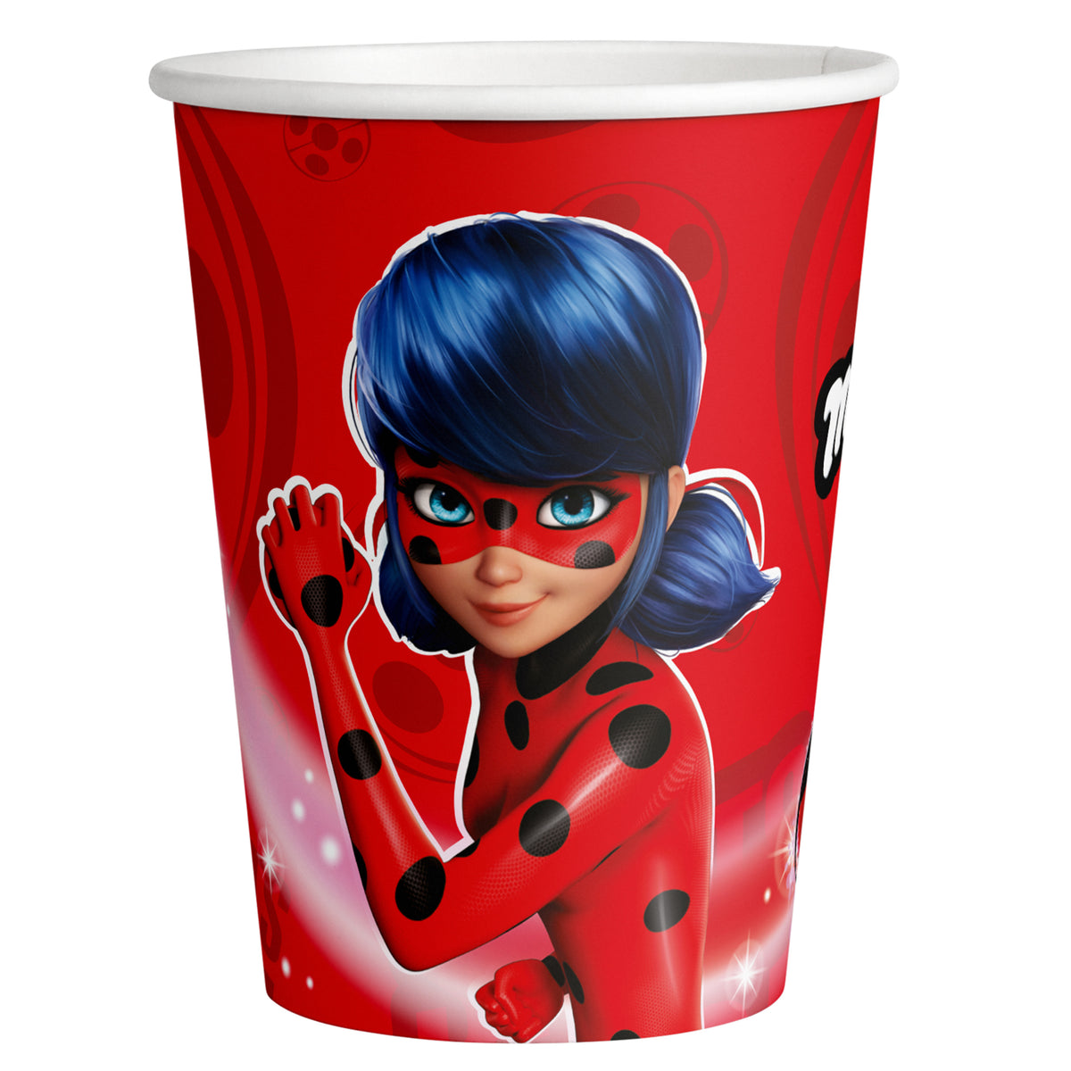 Miraculous Ladybug Paper Cups (Pack of 8) | Anilas UK