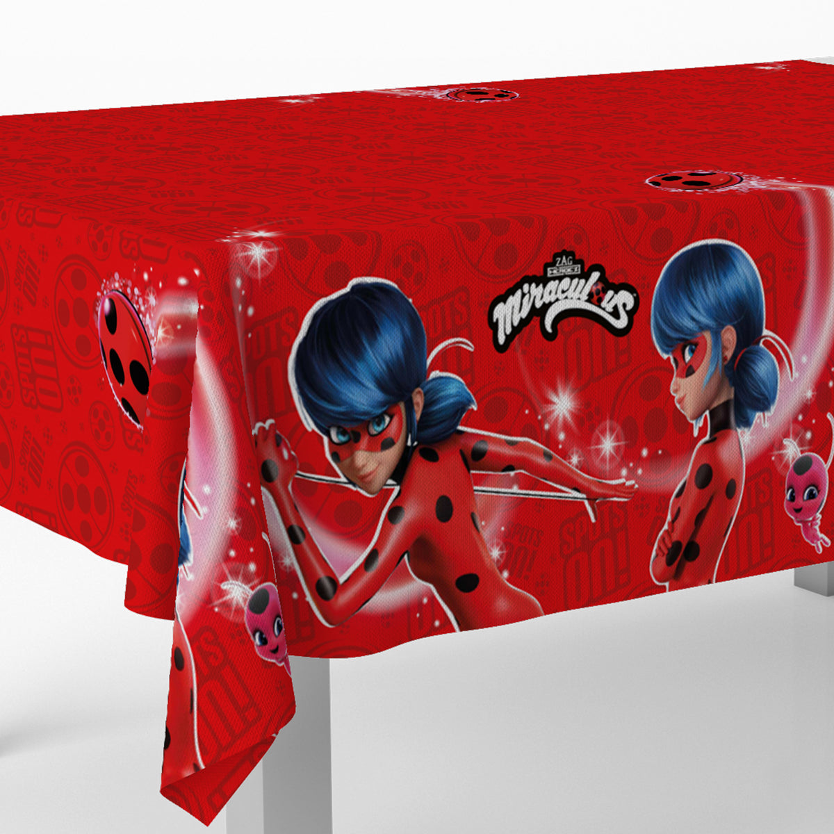 Miraculous Ladybug Plastic Party Table Cover | Anilas UK