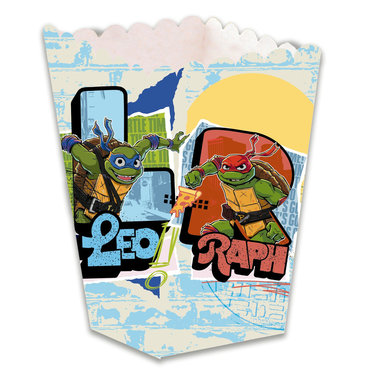 TMNT Popcorn Boxes (Pack of 12) | Anilas UK