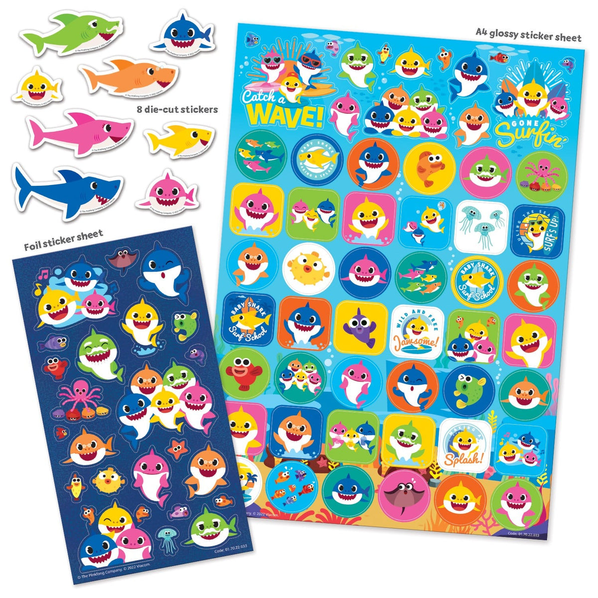 Baby Shark Mega Sticker Pack | Anilas UK