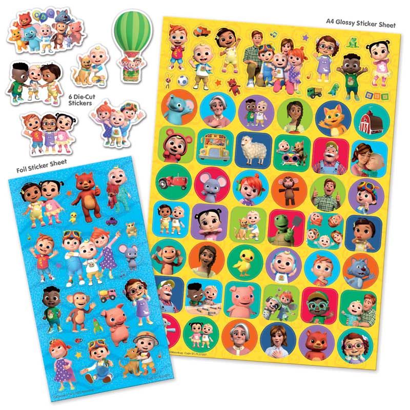 Cocomelon Mega Sticker Pack | Anilas UK