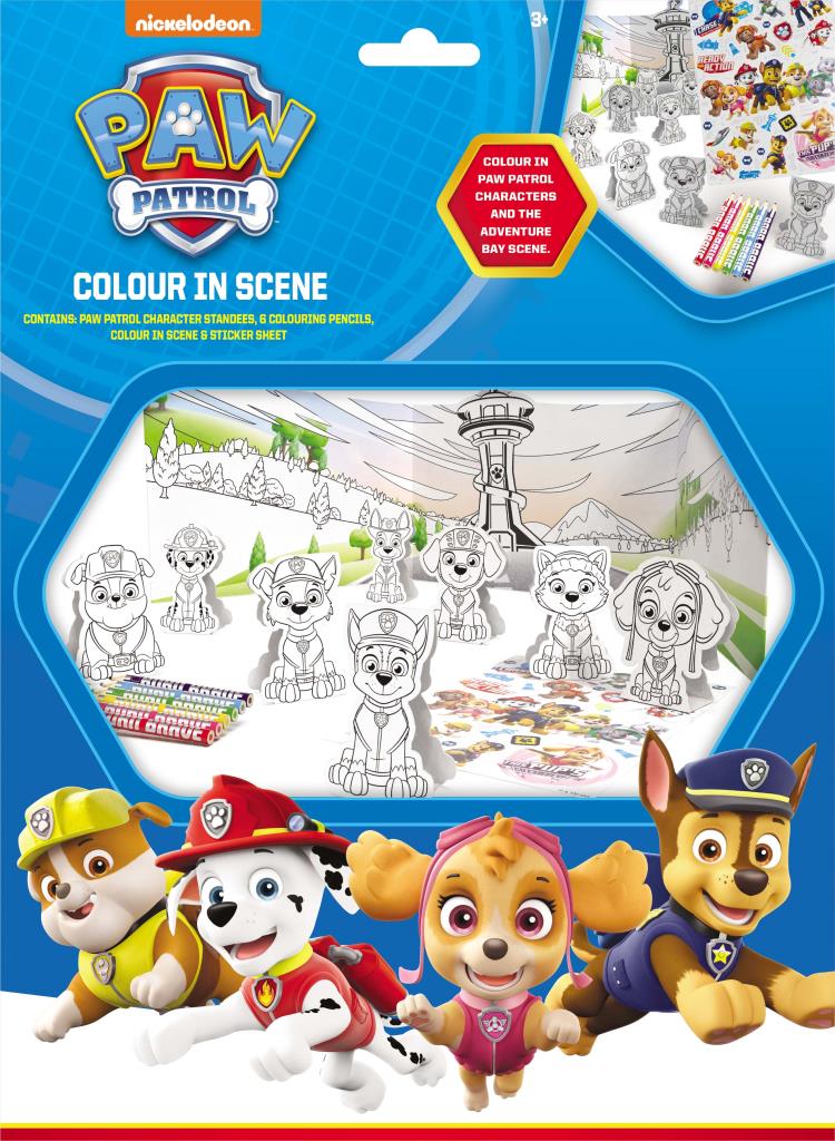 Paw Patrol Colour In Scene | Anilas UK