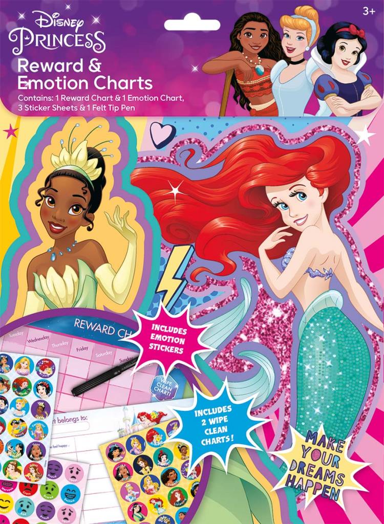 Disney Princess Reward & Emotions Charts | Anilas UK