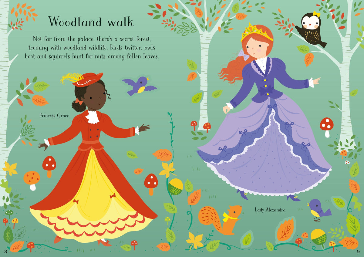 Princesses Doll Dressing Up Sticker Book | Anilas UK