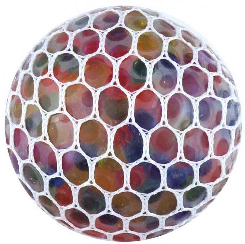 Squishy Mesh Fidget Toy Squeeze Ball With Water Beads 7cm Anilas Uk