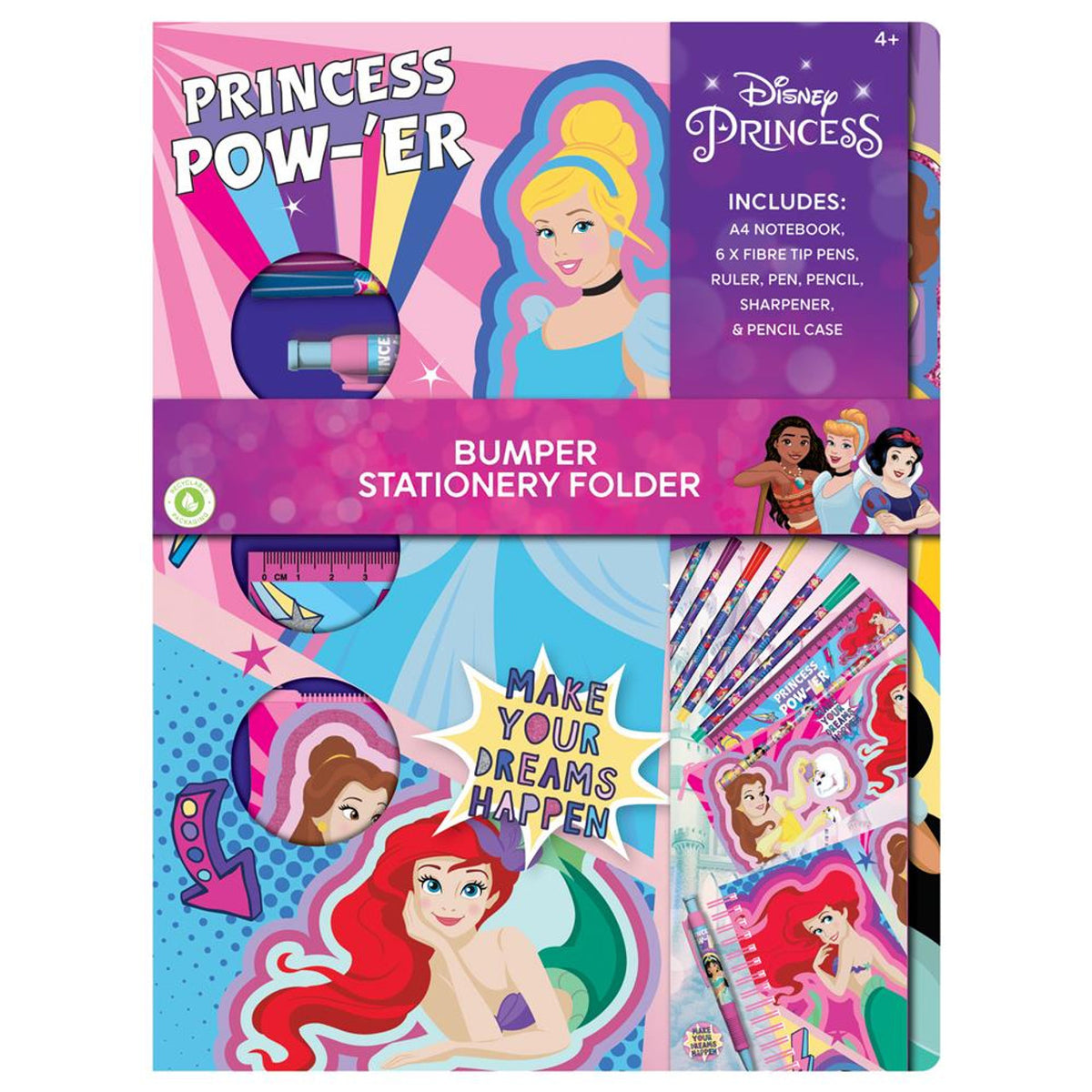 Disney Princess Bumper Stationery Folder | Anilas UK