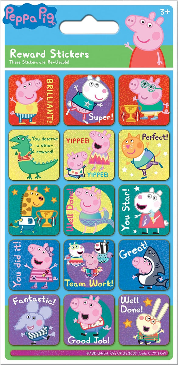 Peppa Pig Reward Stickers | Anilas UK