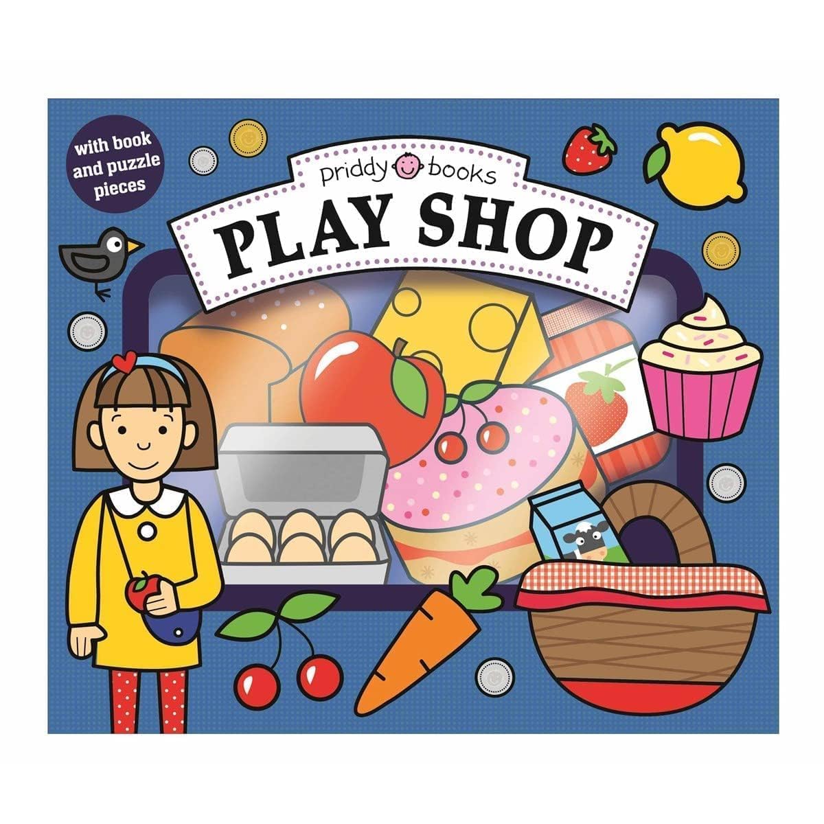 Let's Pretend - Play Shop Board Picture Story Book With Play / Puzzle ...