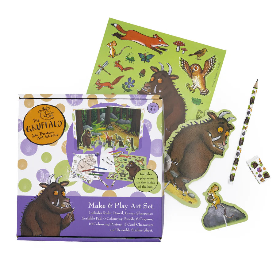 The Gruffalo Make & Play Set – Creative Activity Kit with Play Scene ...