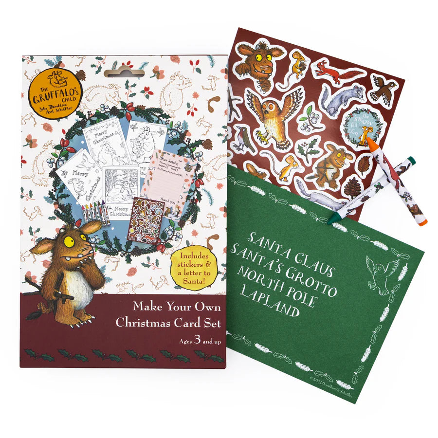 The Gruffalo’s Child Make Your Own Christmas Card Set – Anilas UK