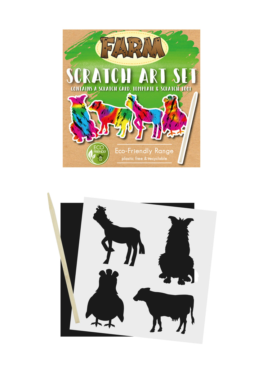 Farm Scratch Art Set | Anilas UK