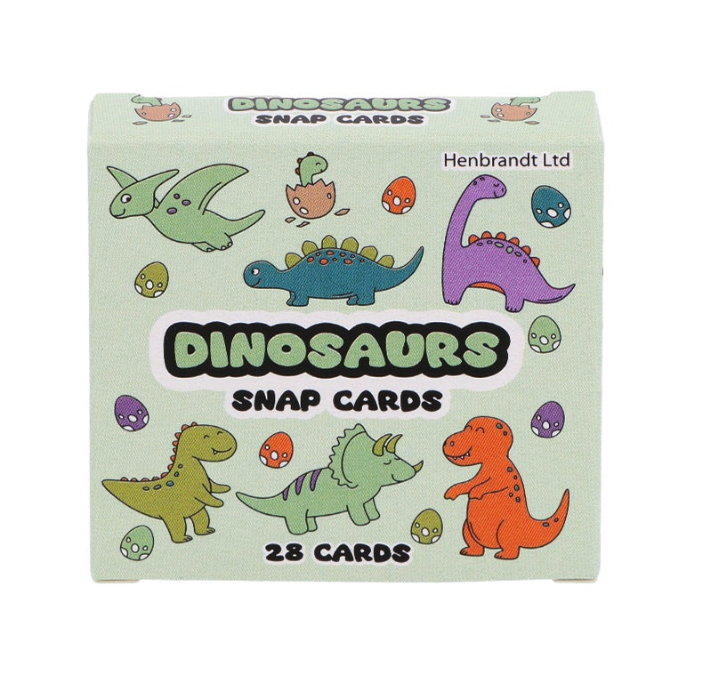 Dinosaur Mini Snap Card Game | Anilas UK