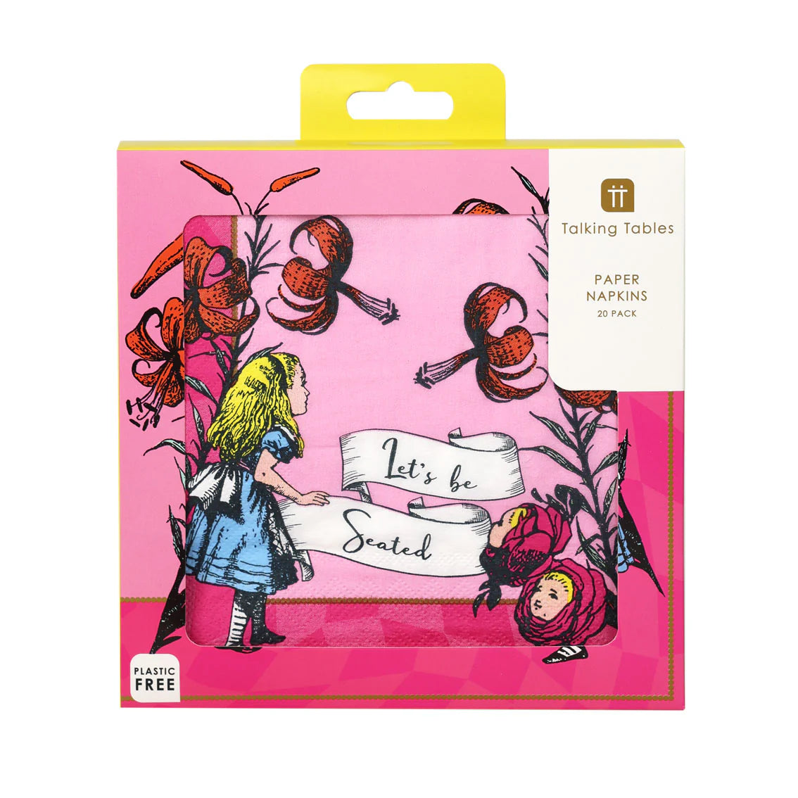 Truly Alice Bright Napkins - 20 Pack | Anilas UK