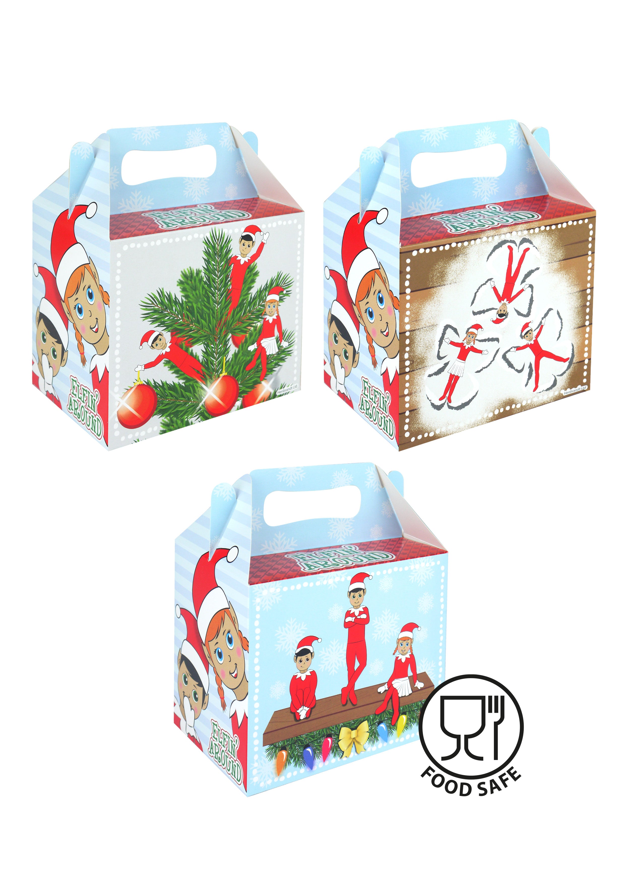 Elfin' Around Christmas Party Food Boxes – Anilas UK