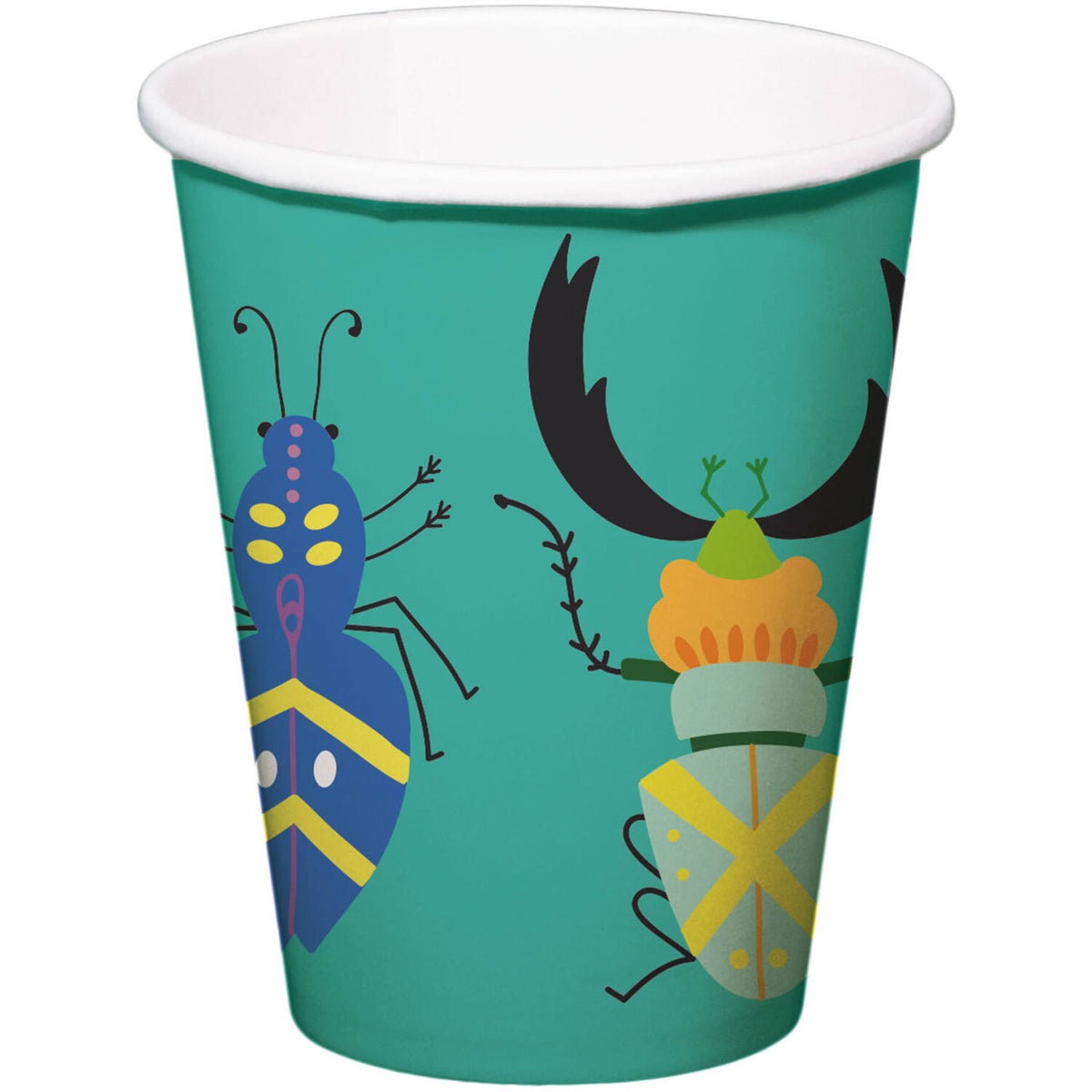 Buzzing Bugs Paper Cups (Pack of 10) | Anilas UK