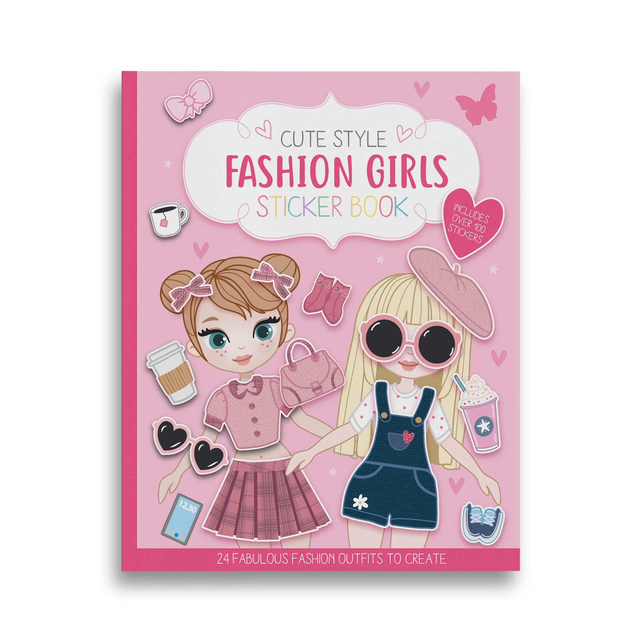 Fashion Girls Sticker Book, 30 cm, 8 Sticker Sheets | £2.49 – Anilas UK