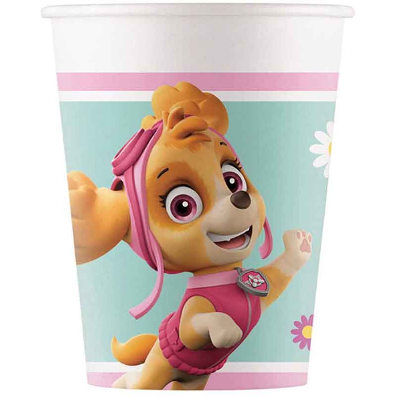 Paw Patrol Skye Paper Cups Pack of 8 | Anilas UK