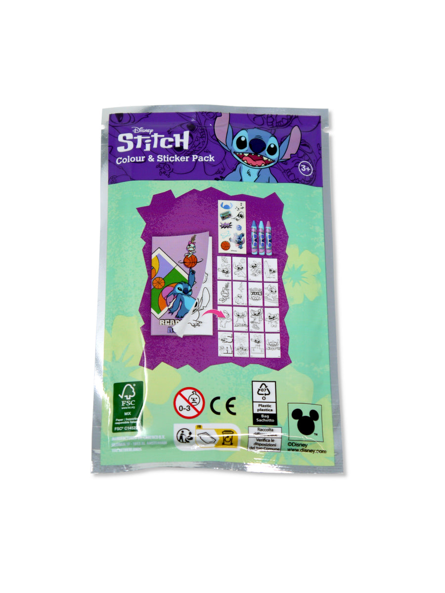 Disney Stitch Colour & Sticker Activity Packs for Party Bags | Anilas UK