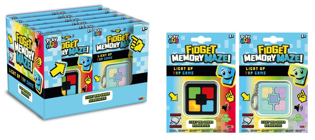 Handheld Electronic Fidget Memory Game, 2 Designs) | Anilas UK
