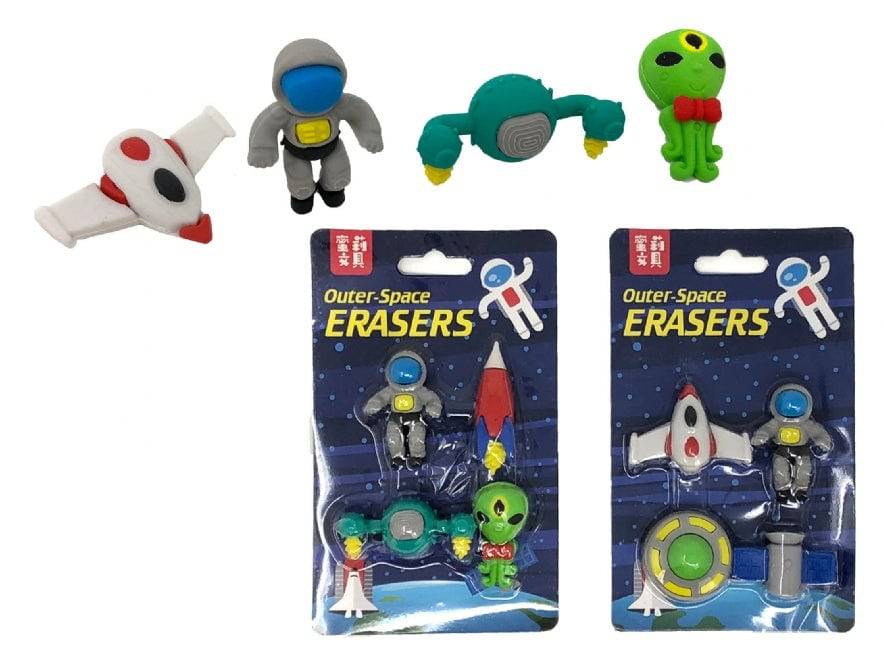 Set of 4 Space Erasers | Anilas UK