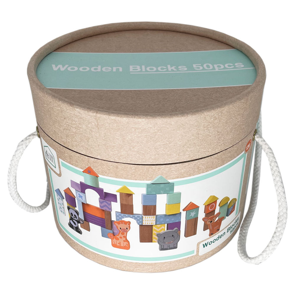Studio Circus 50 piece Wooden Building Block Set | Anilas UK