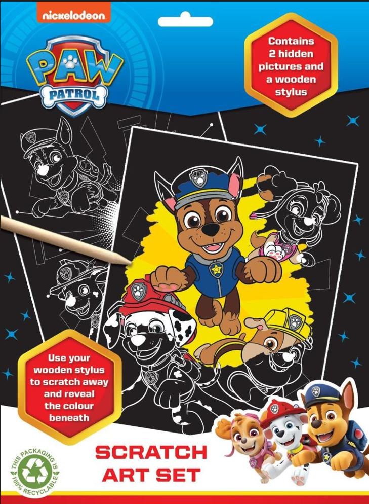 Paw Patrol Scratch Art Set | Anilas UK