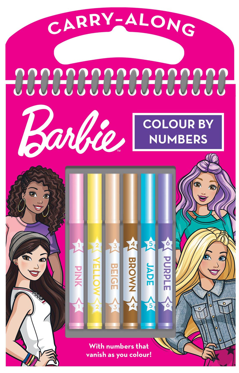 Barbie Carry Along Colour by Numbers | Anilas UK